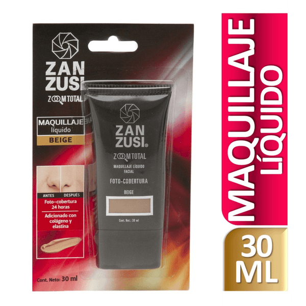 Zan Zusi Base Líquida Foto Cobertura Beige 1 Pz - H-E-B México