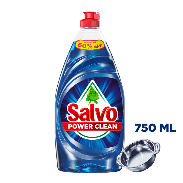 Salvo Lavatrastes Líquido Power Clean 750 Ml - H-E-B México