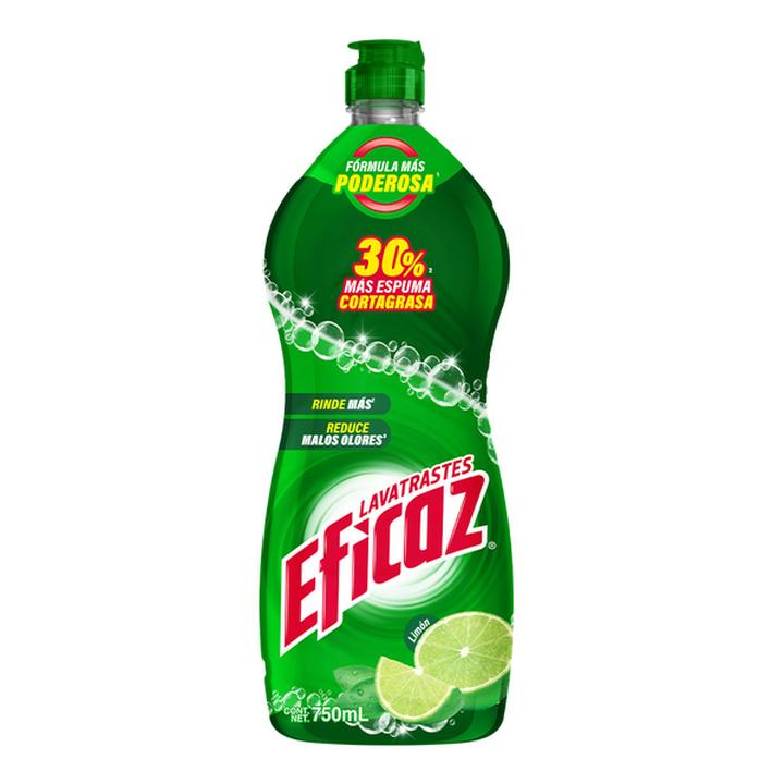 Eficaz Lavatrastes Líquido Limón 750 Ml - H-E-B México