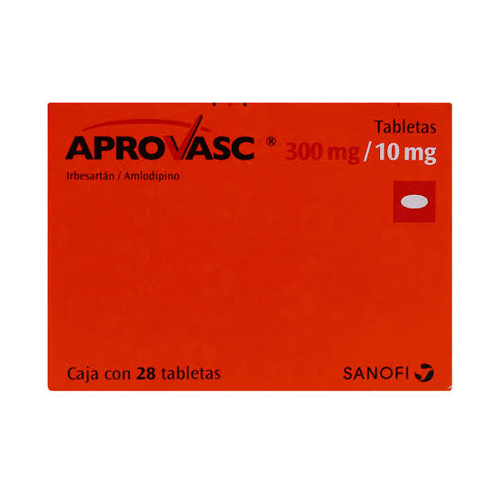 Sanofi Rx Aprovasc 300/10 Mg 28 Tab Irbesartan, Am - H-E-B México