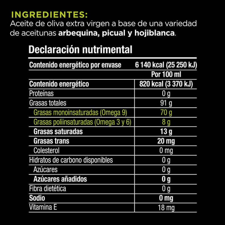 Oli Aceite de Oliva Extra Virgen 750 Ml - H-E-B México