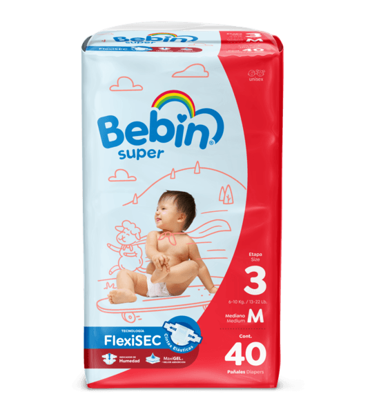 Bebin Super Bebin Super Med 40 Pz - H-E-B México