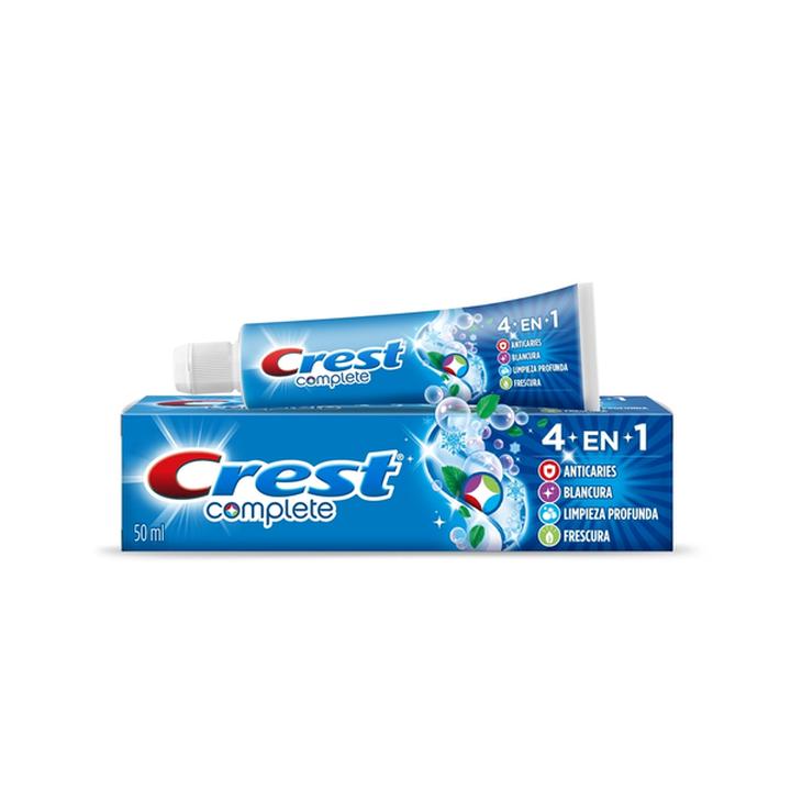 Crest Pasta Dental con Fluor Complete 4 en 1 50 Ml - Mi Tienda del Ahorro