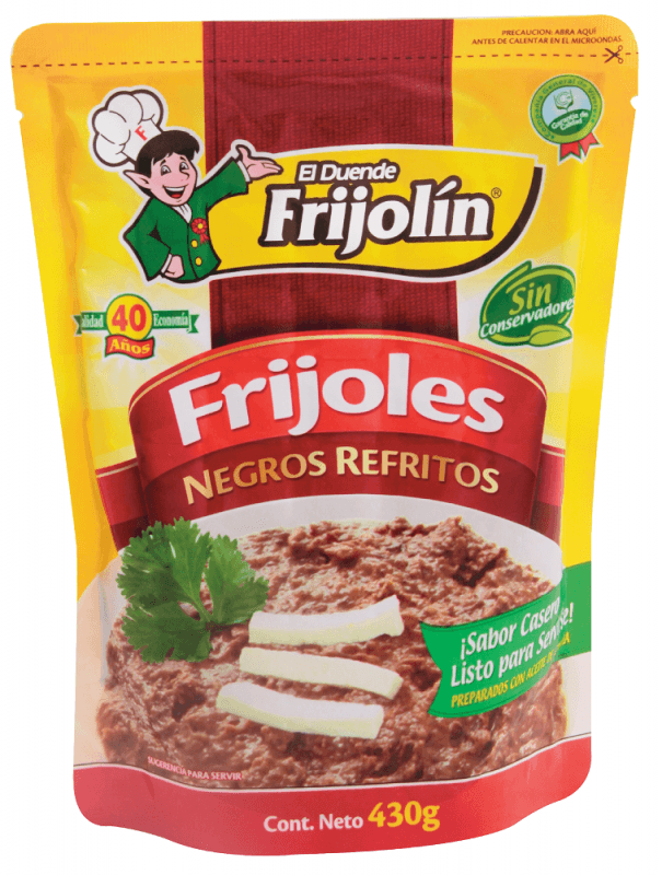 Frijolin Frijoles Negros Refritos 430 g - Mi Tienda del Ahorro