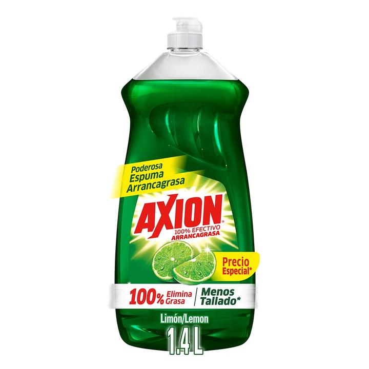 Axión Lavatrastes Líquido Limón 1.4 L - Mi Tienda del Ahorro