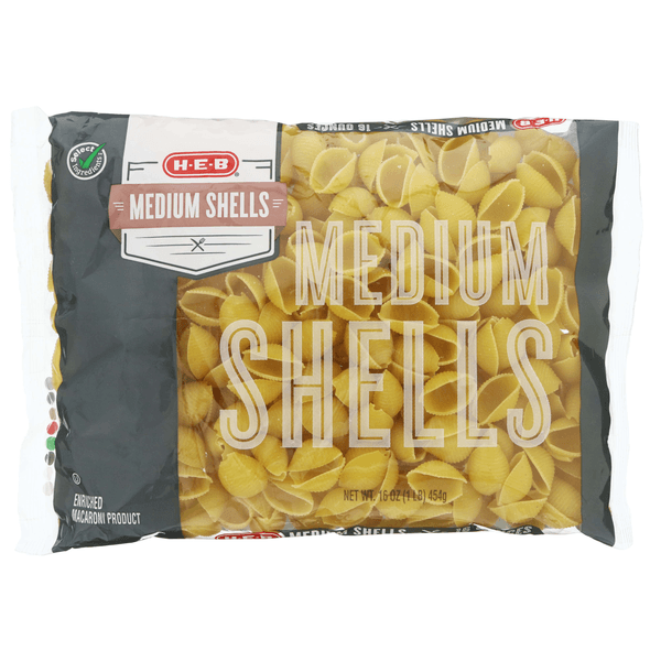 HEB Pasta Concha Mediana 454 g - H-E-B México