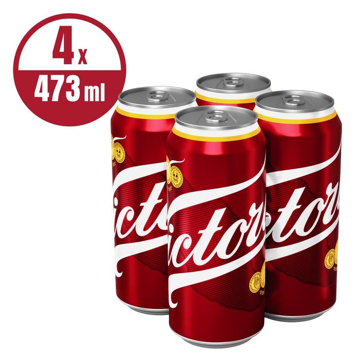 Victoria Cerveza Laton 4 Pack 473 Ml - H-E-B México