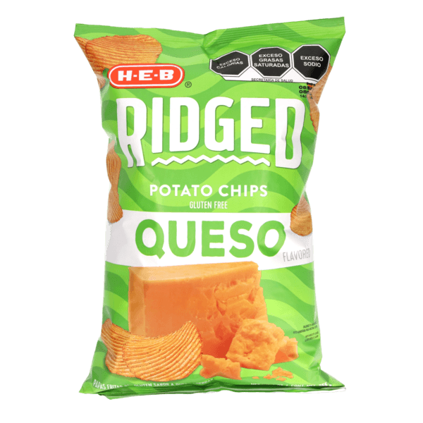 HEB Papas Fritas Ridged Queso 255 g - H-E-B México
