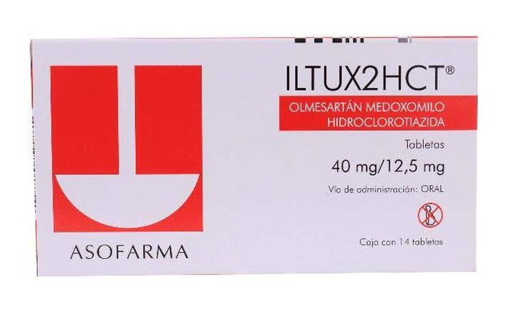 Asofarma Iltux2hct 40mg/12.5mg Tabletas 14 Pz - H-E-B México