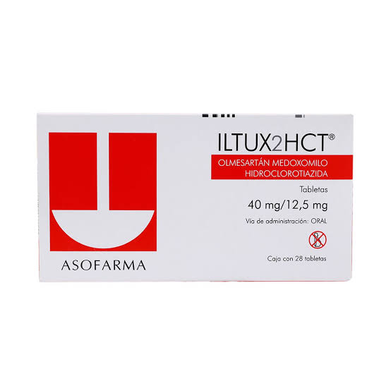 Asofarma Iltux2hct 40mg/12.5mg Tabletas 28 Pz - H-E-B México