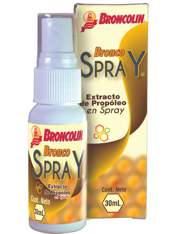 Broncolin Antigripal Bronco Spray Extracto De Propoleo 30 ml - Mi ...