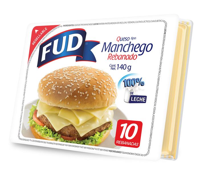 Fud Queso Manchego Rebanado 140 g - H-E-B México