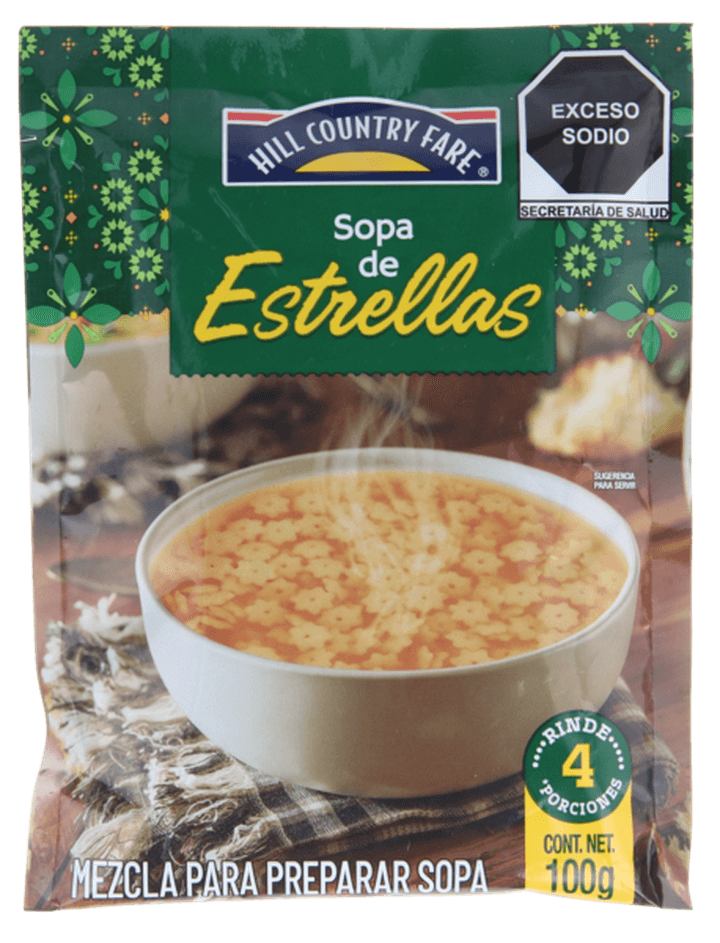 HCF Sopa de Estrellas 100 g - H-E-B México