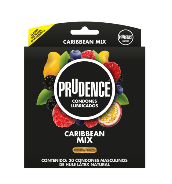 Prudence Condones Caribbean Mix 20 Pz - H-E-B México