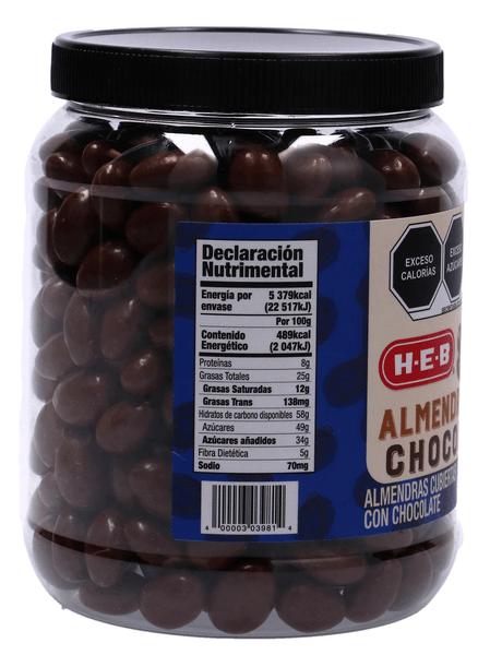 HEB Almendras con Chocolate Cubiertas 1.1 kg - H-E-B México