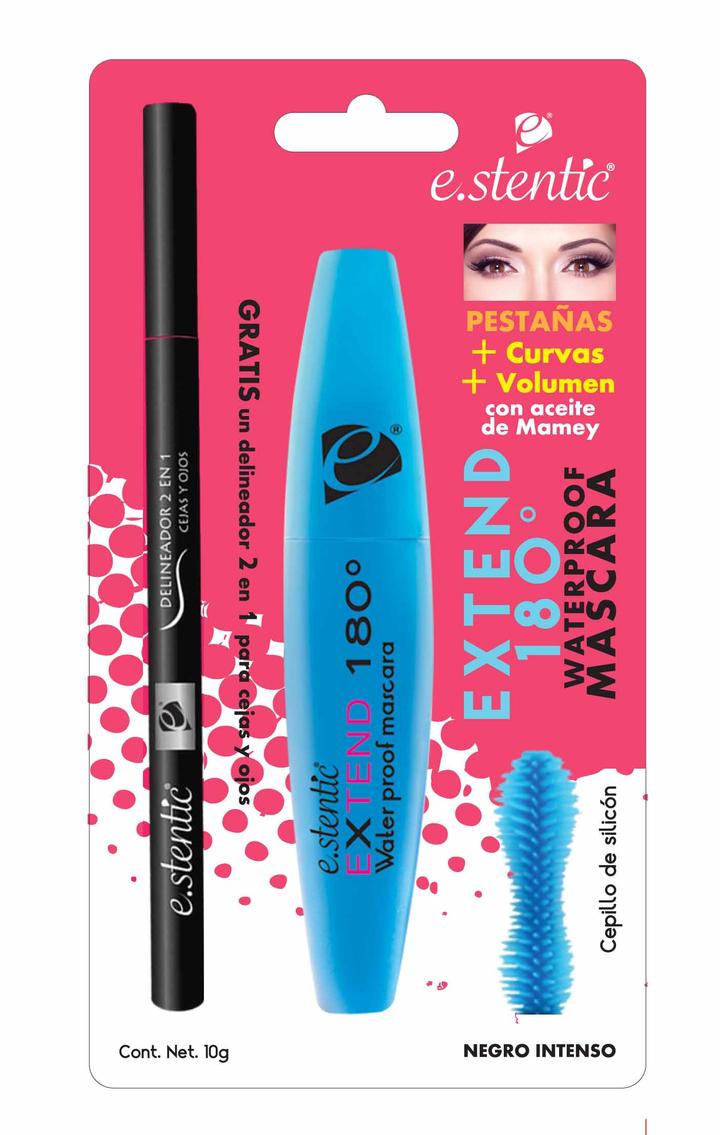 Estentic Cosmeticos Mascara Extend 180o 1 Pz - H-E-B México
