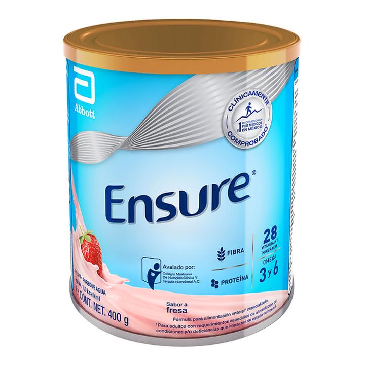 Ensure Clasico Polvo Fresa 400 g - H-E-B México