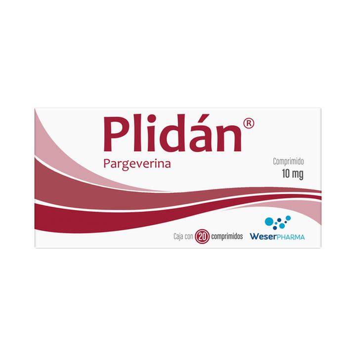 Weserpharma Plidan 10 Mg 20 Gra Pargeverina 20 Pz - H-E-B México