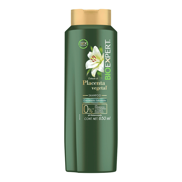 Bioexpert Shampoo Placenta Vegetal 650 Ml - H-E-B México