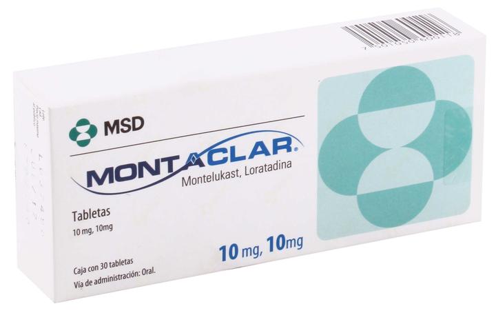 Organon Montaclar 10/10 Mg Tab 30 Montelukast, Lor - H-E-B México