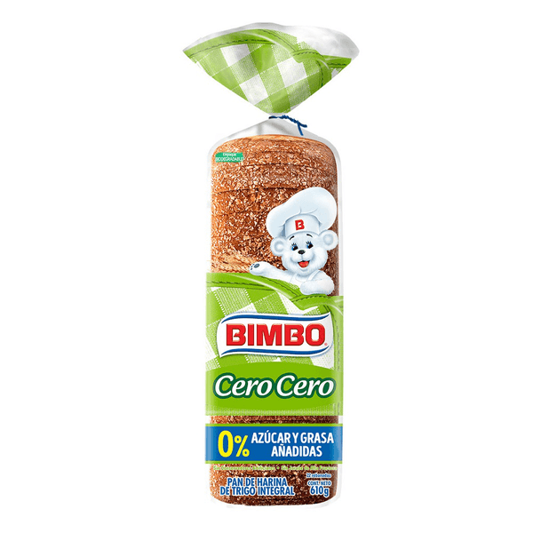Bimbo Pan Cero Cero Azucar 567 g - Mi Tienda del Ahorro