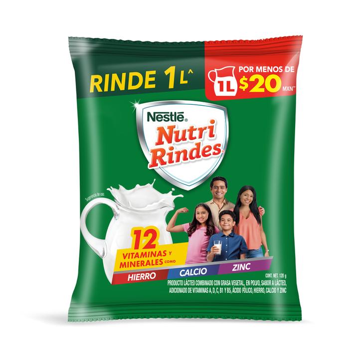 Nestle Leche en Polvo Nutririndes Deslactosado 120 - H-E-B México