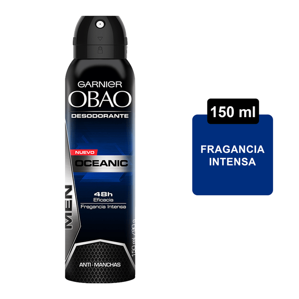Garnier Obao Desodorante para Hombre Oceanic 150 ml - Mi Tienda del Ahorro