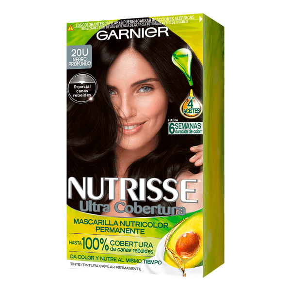 Nutrisse Tinte Permanente 20u Negro Profundo 1 Pz - Mi Tienda del Ahorro