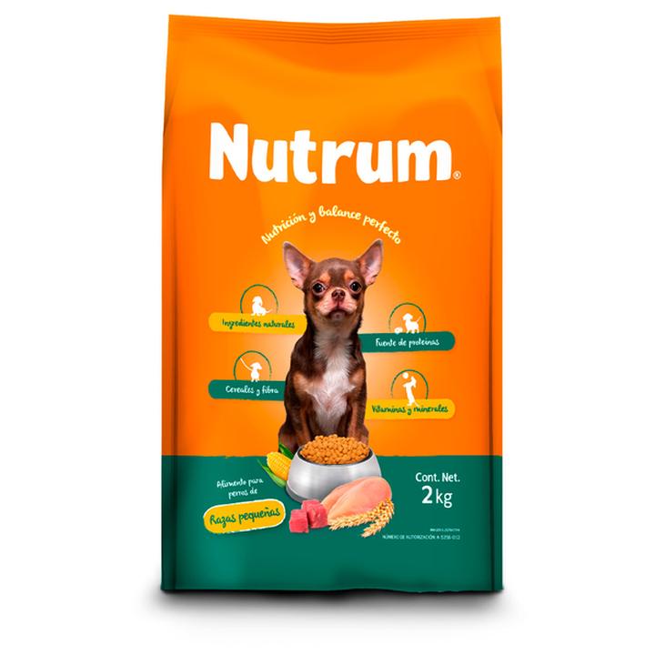 Nutrum Alimento Seco para Perros Razas Pequeñas 2 kg - H-E-B México