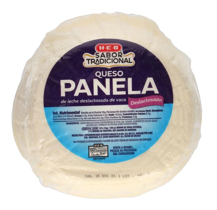 HEB Sabor Tradicional Queso Panela Deslactosado 1 - H-E-B México