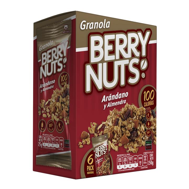 Berry Nuts Bolitas de Granola 6pack Arándano Y Alm - H-E-B México
