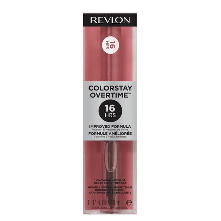 Labial Líquido Revlon ColorStay Overtime Lipcolor Tono 350 Bare Maximum ...