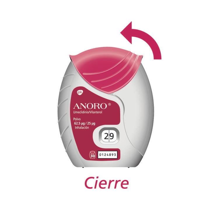 Glaxo Anoro 62.5/25 Mcg 30 Dos 1 Pz - H-E-B México