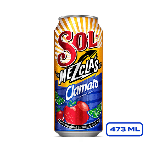 Sol Cerveza Clamato Lata 473 Ml - Mi Tienda del Ahorro
