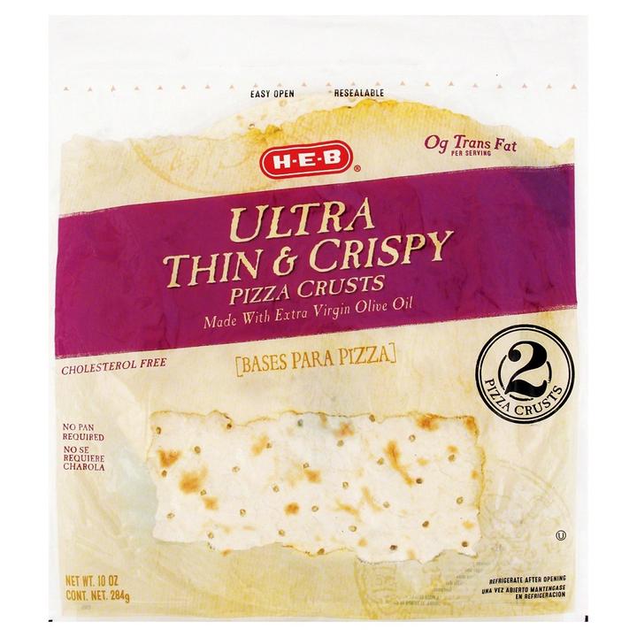 HEB Base Para Pizza Delgada 2 pz - H-E-B México