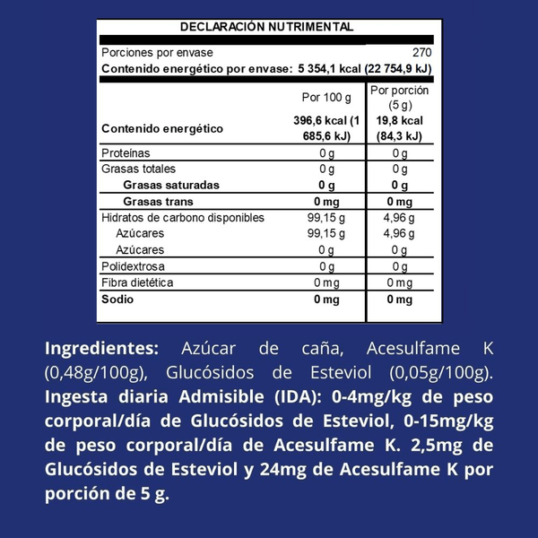 B.C. Azúcar Baja en Calorías 1.35 Kg - H-E-B México