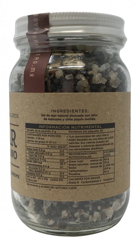 Smp Sal de Mar Ahumada en Manzano Piquín 266 g - H-E-B México