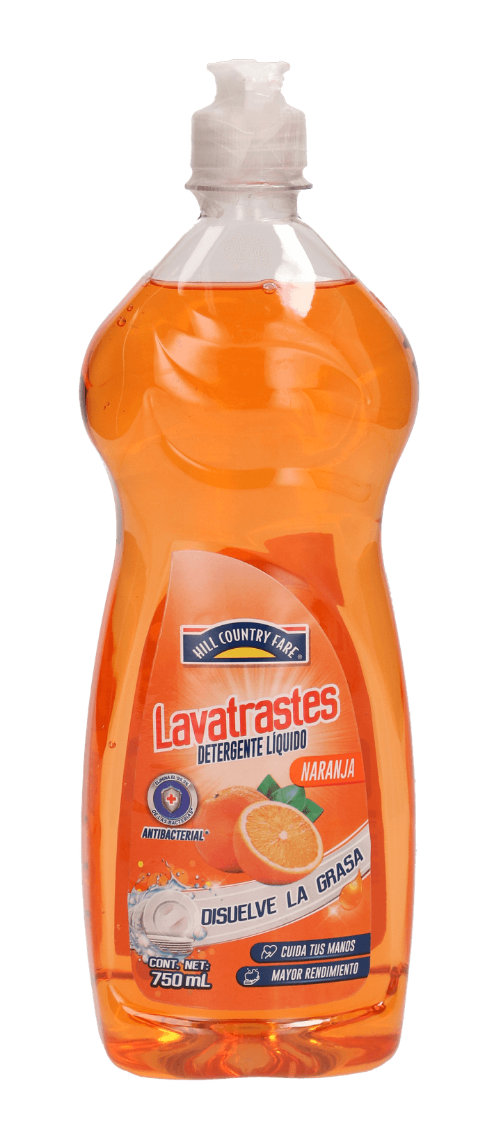 HCF Lavatrastes Líquido Naranja 750 ml - Mi Tienda del Ahorro