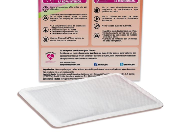 Thermapad Parche Térmico Caliente Fem 3 Pz - H-E-B México