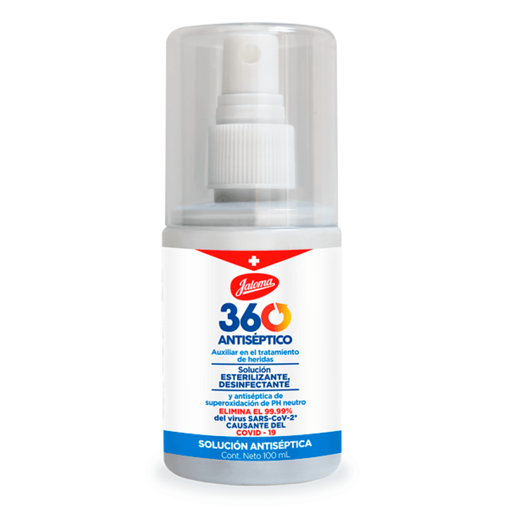 Solución Antiséptica 360 Jaloma Protección Total 100 ml - H-E-B México