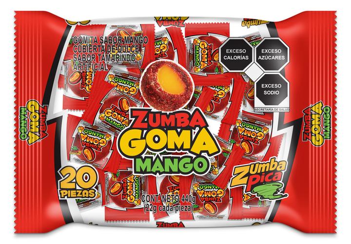 Zumba Pica Gomitas Mango 20 Pz - H-E-B México