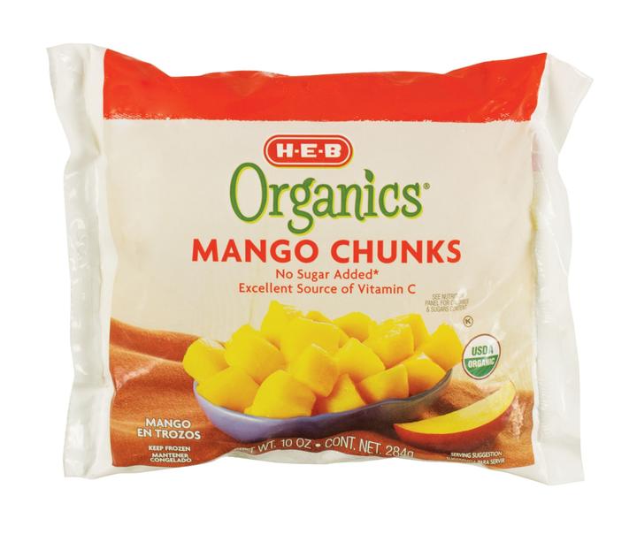 HEB Organics Mango en Trozos 283 g - H-E-B México