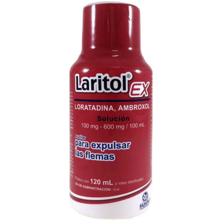 Laritol-Ex Ambroxol Loratadina 120 ml - H-E-B México
