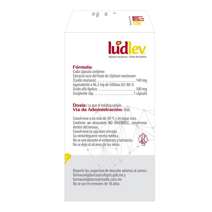 Medix Ludlev 46.2/300 Mg Frasco Capsulas 60 Pz - H-E-B México