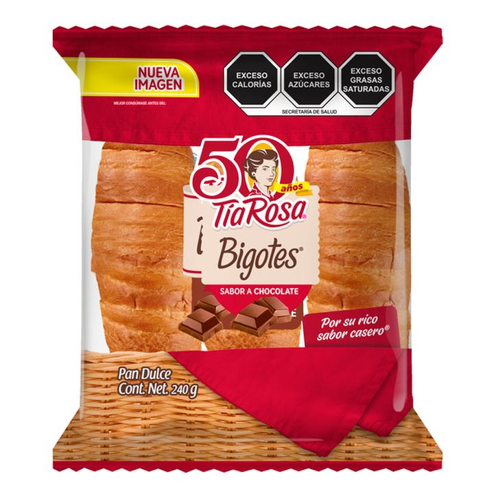 Tia Rosa Bigotes Chocolate 3pz 180 g - H-E-B México