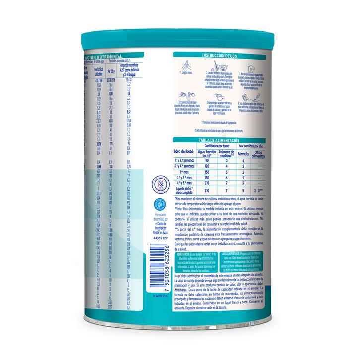 NAN Fórmula Infantil 1 Optimal Pro, 0 a 6 Meses 1.2 kg - H-E-B México