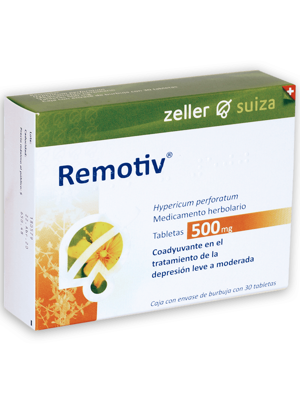 Italmex Remotiv 500 Mg Tab 30 Hypericum Perforatum - H-E-B México