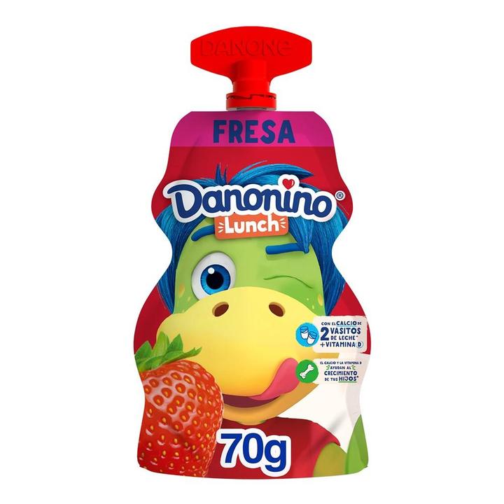 Danonino Lunch Queso Petit Suisse con Fresa 70 g - Mi Tienda del Ahorro