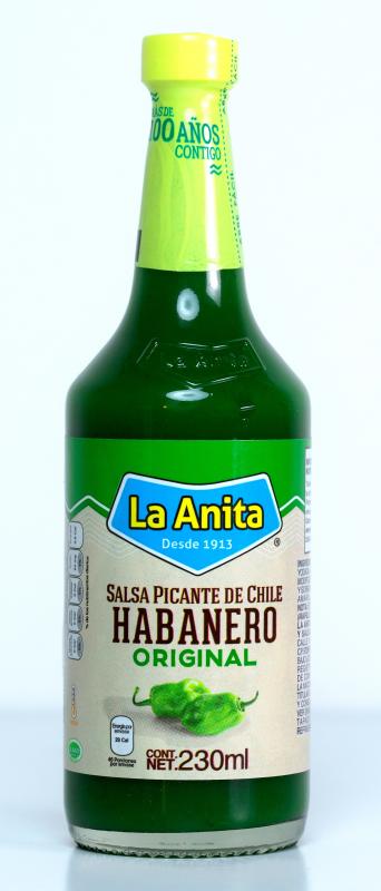 la Anita Salsa Habanero Verde 230 Ml - H-E-B México