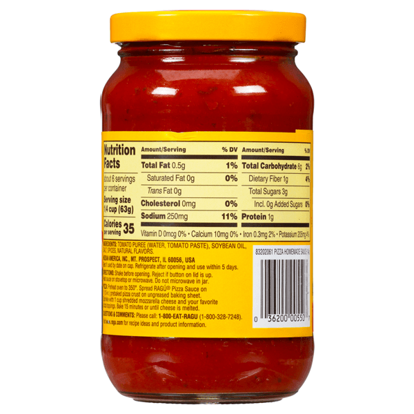 Ragu Salsa Para Pizzas Homemade Style 396 g - H-E-B México